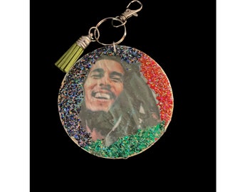 Bob Marley Keychain - Etsy
