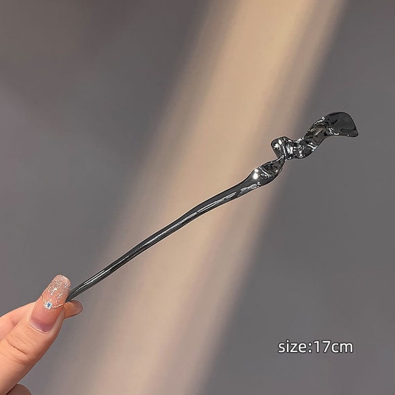 Rose Sword Hair Sticks Hairwear for Women Simple Flow… - Gem