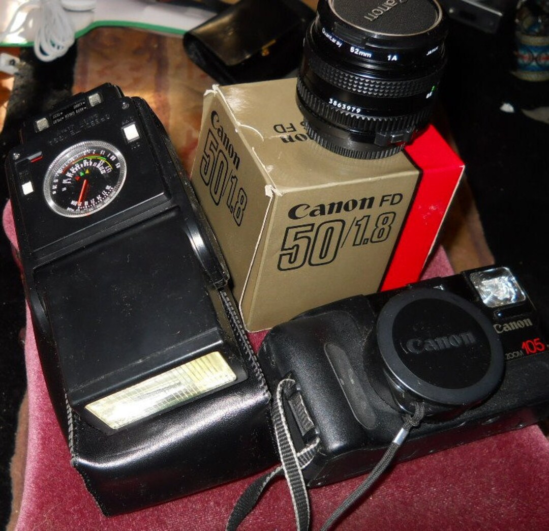 1990's Canon Camera and Accessories LOT - Etsy