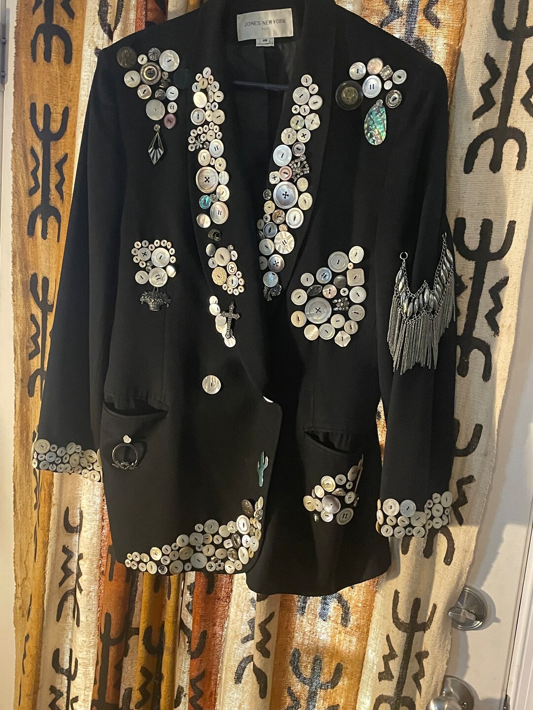 Black Button Coat - Etsy