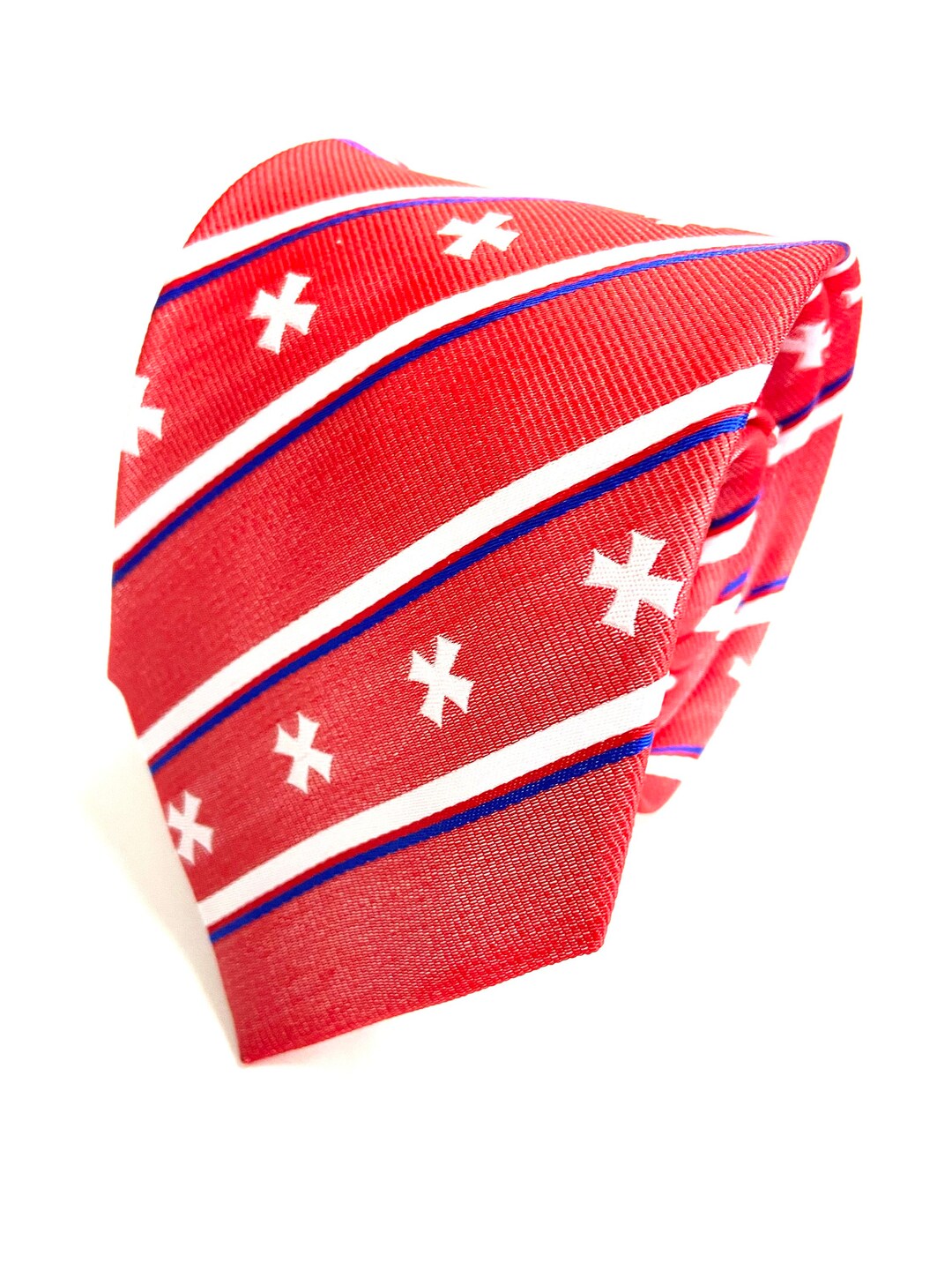 Georgia (the Country) Tie - 3.25” - Inspired by the Georgian Flag ...