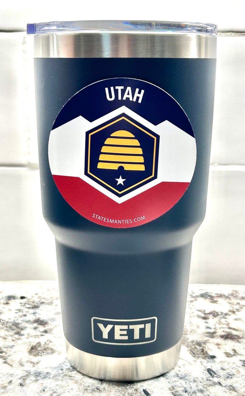 Utah - Vinyl Sticker Decal - 3” - 6 Mil - Water Bottle Laptop Car ...