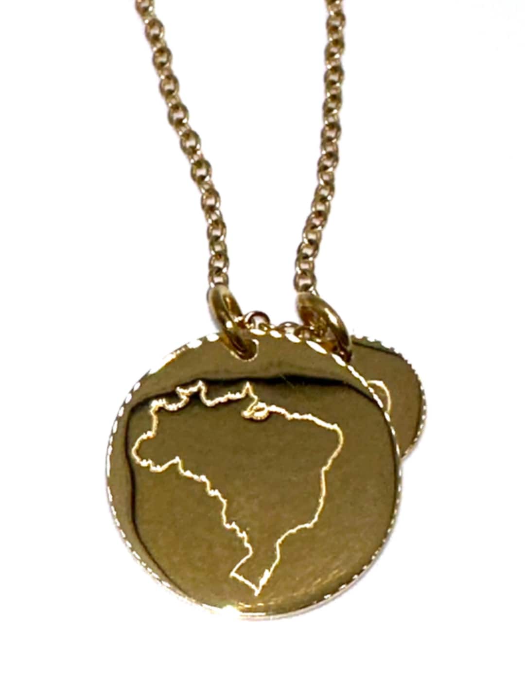 Brazil Brasil BRA Country Necklace Charm LDS Sister Missionary Mom Wife ...