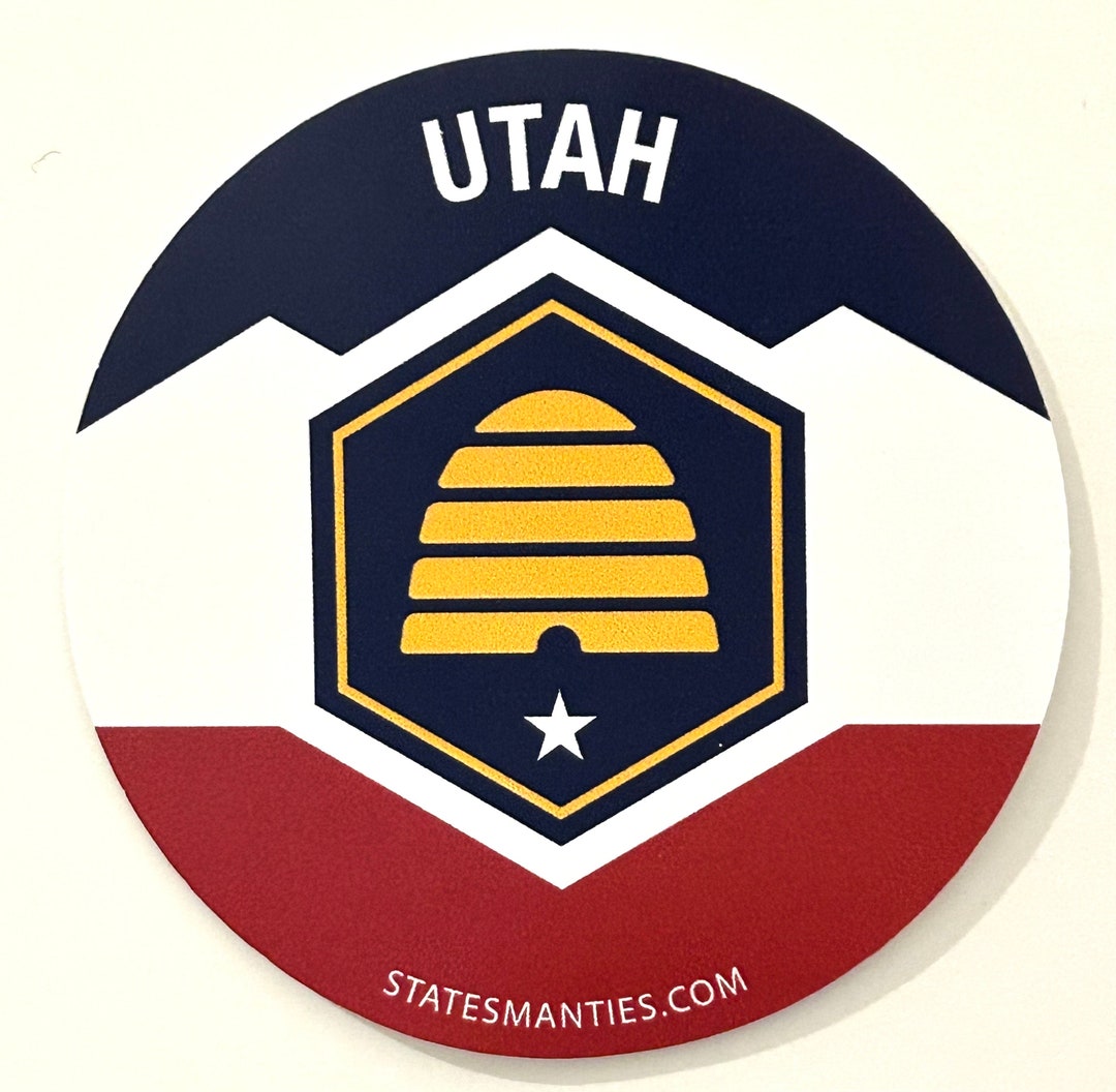 Utah - Vinyl Sticker Decal - 3” - 6 Mil - Water Bottle Laptop Car ...