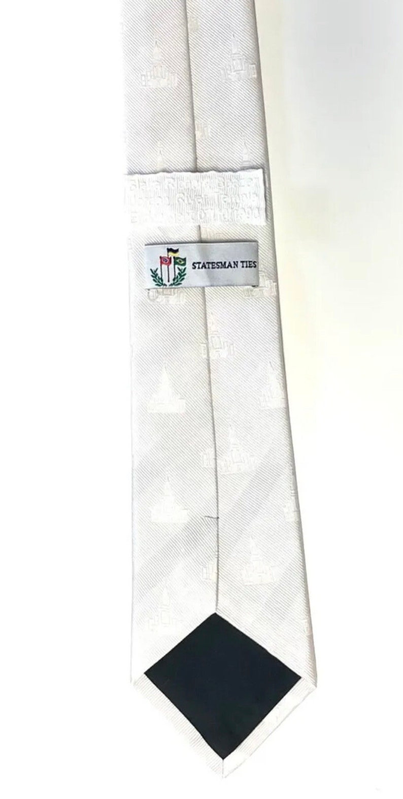Temple Tie - 3.25” - Inspired by the LDS Temple for Baptism Endowment ...