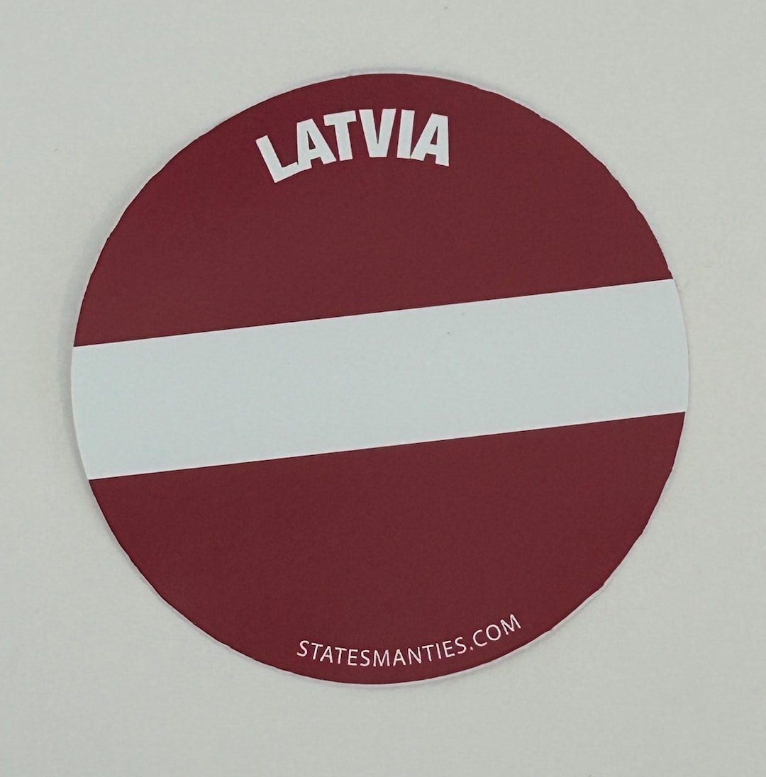 Latvia Vinyl Sticker Decal- 3” - 6 Mil - Water Bottle Laptop Car ...