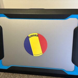 Romania Vinyl Sticker Decal - 3” - 6 Mil - Water Bottle Laptop Car ...