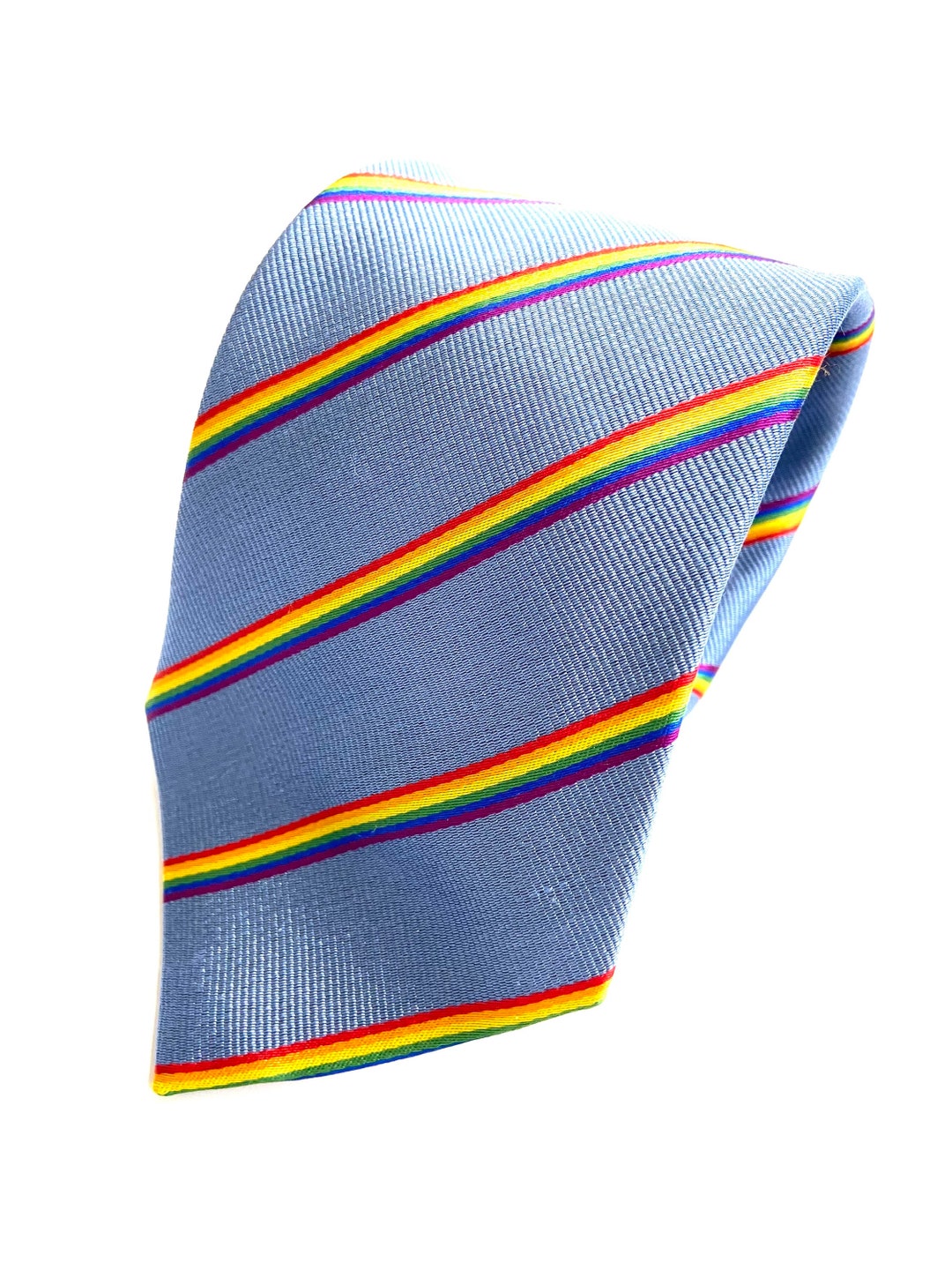 Pride Tie - 3.25” - Inspired by the Rainbow Flag - Lesbian Gay Bisexual ...