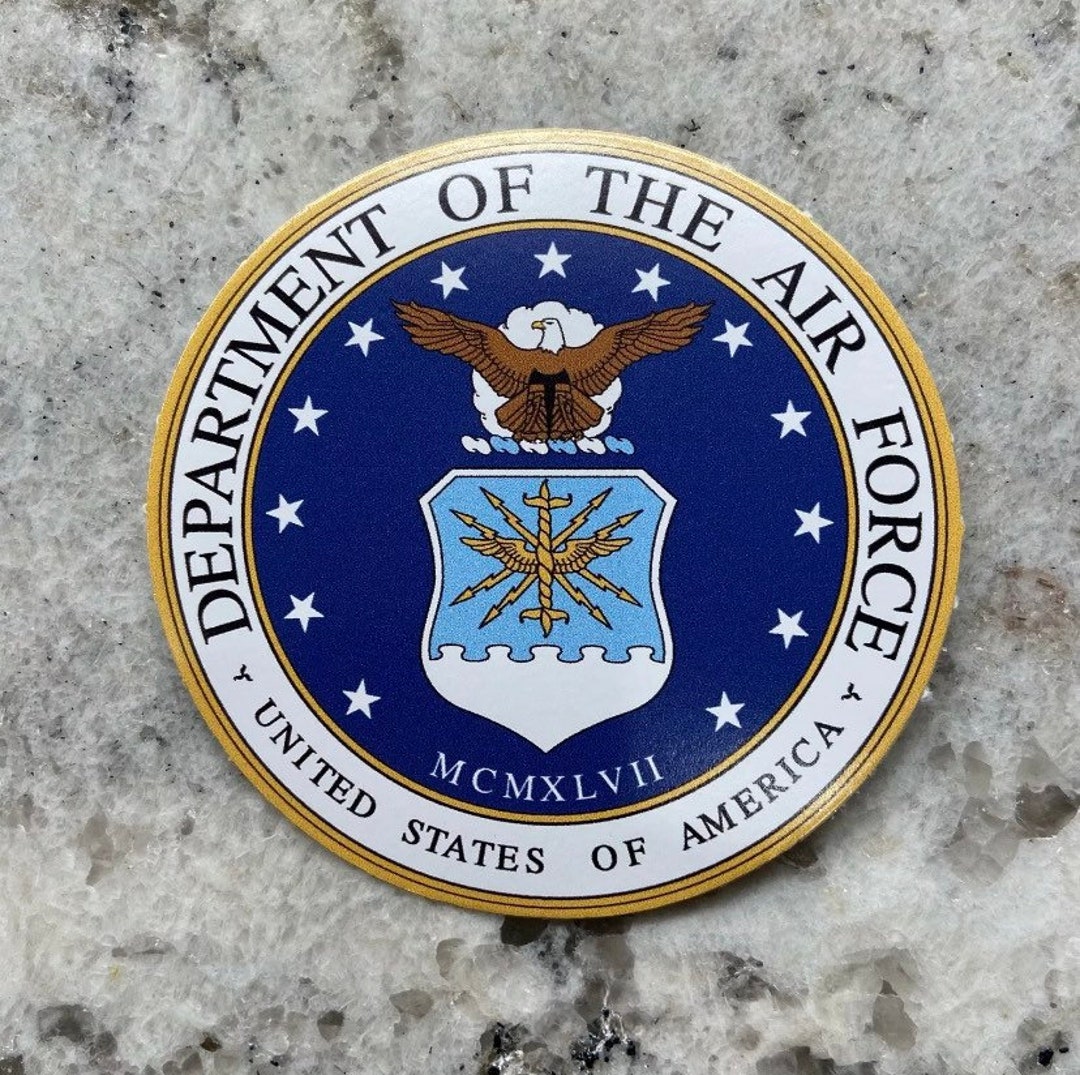 United States Air Force USAF US Military - Vinyl Sticker Decal - 3” - 6 ...