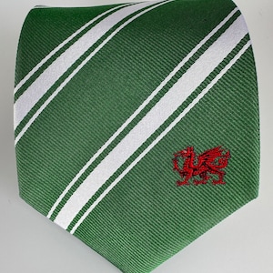 Wales Tie - 3.25” - Inspired by the Welsh Flag - Wales Necktie - LDS ...