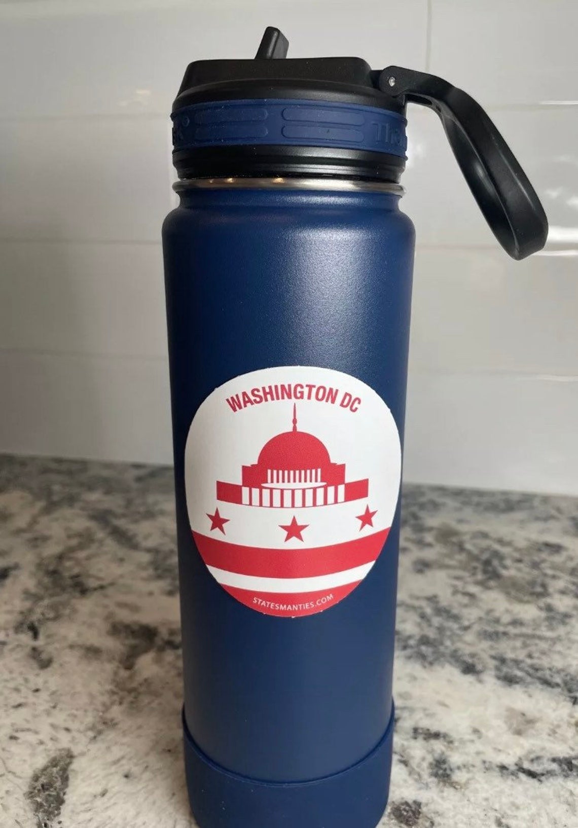 Washington DC D.C. - Vinyl Sticker Decal - 3” - 6 Mil - Water Bottle ...