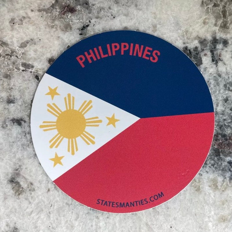 Filipino Flag Pin - Etsy