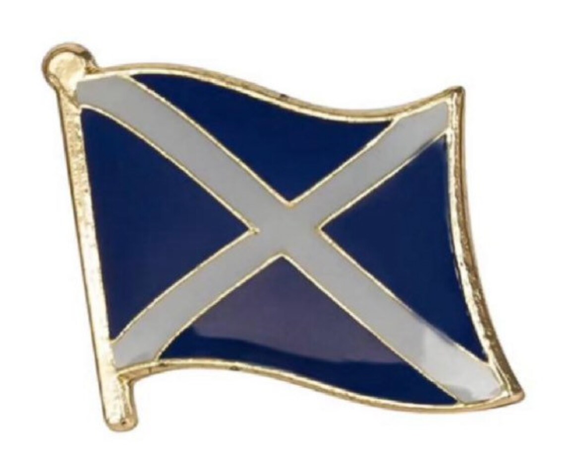 Scotland Scottish Flag Country Pin Lapel Tie Necktie Tack LDS ...