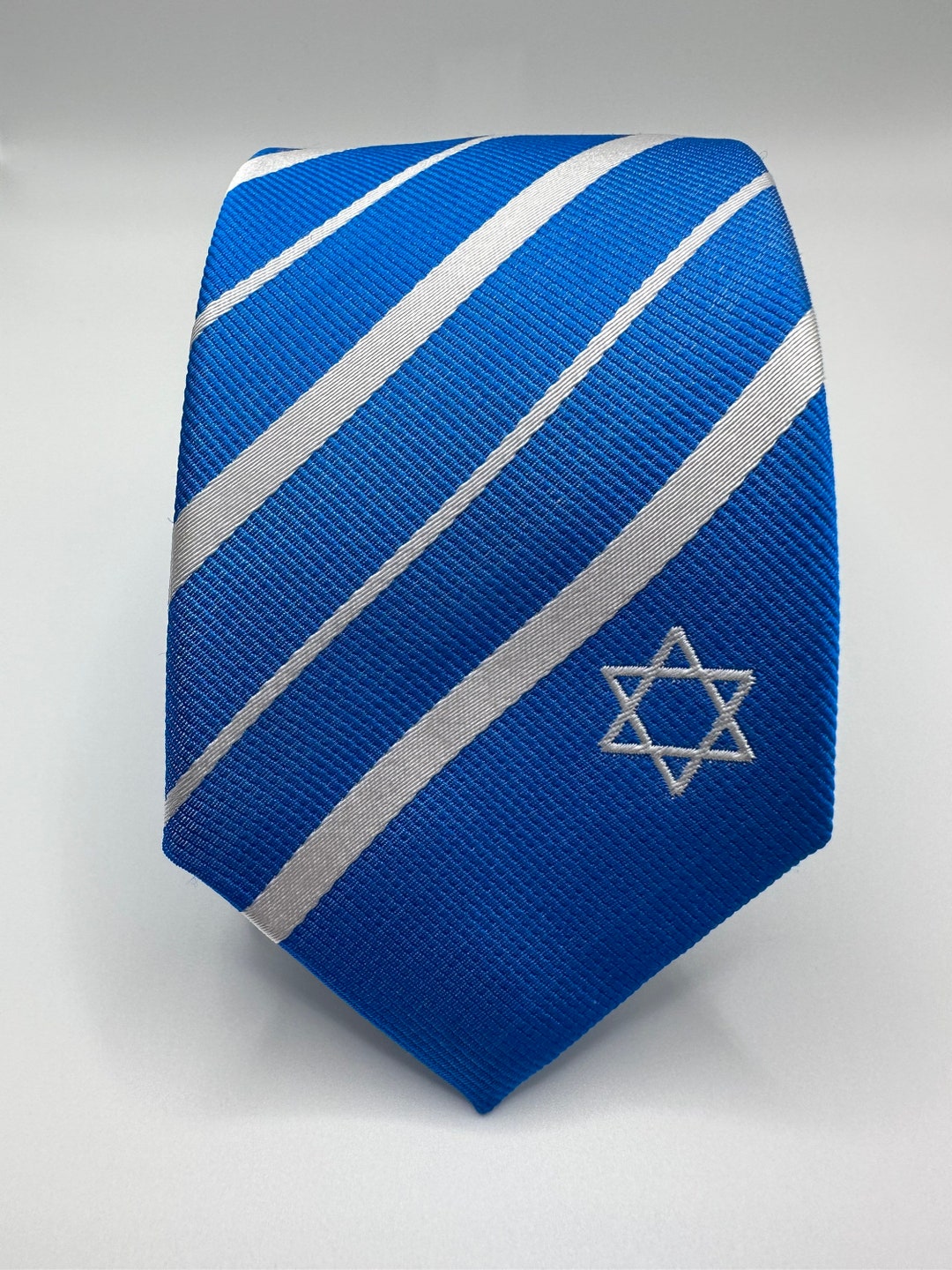 Israel Skinny Tie - 2.5” - Inspired by the Israel Flag - Israel Jewish ...