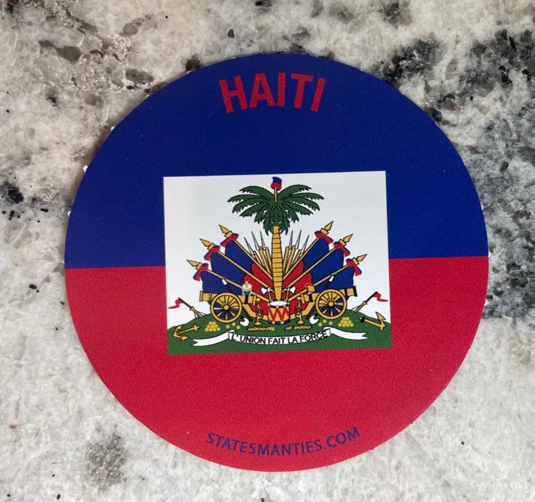 Haiti Vinyl Sticker Decal - 3” - 6 Mil - Water Bottle Laptop Car ...