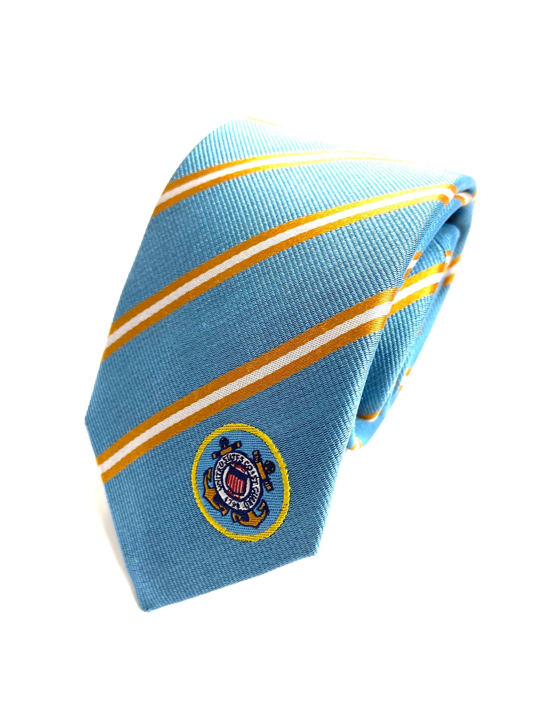 United States Coast Guard Skinny Tie - 2.5” - US Coast Guard Crest ...