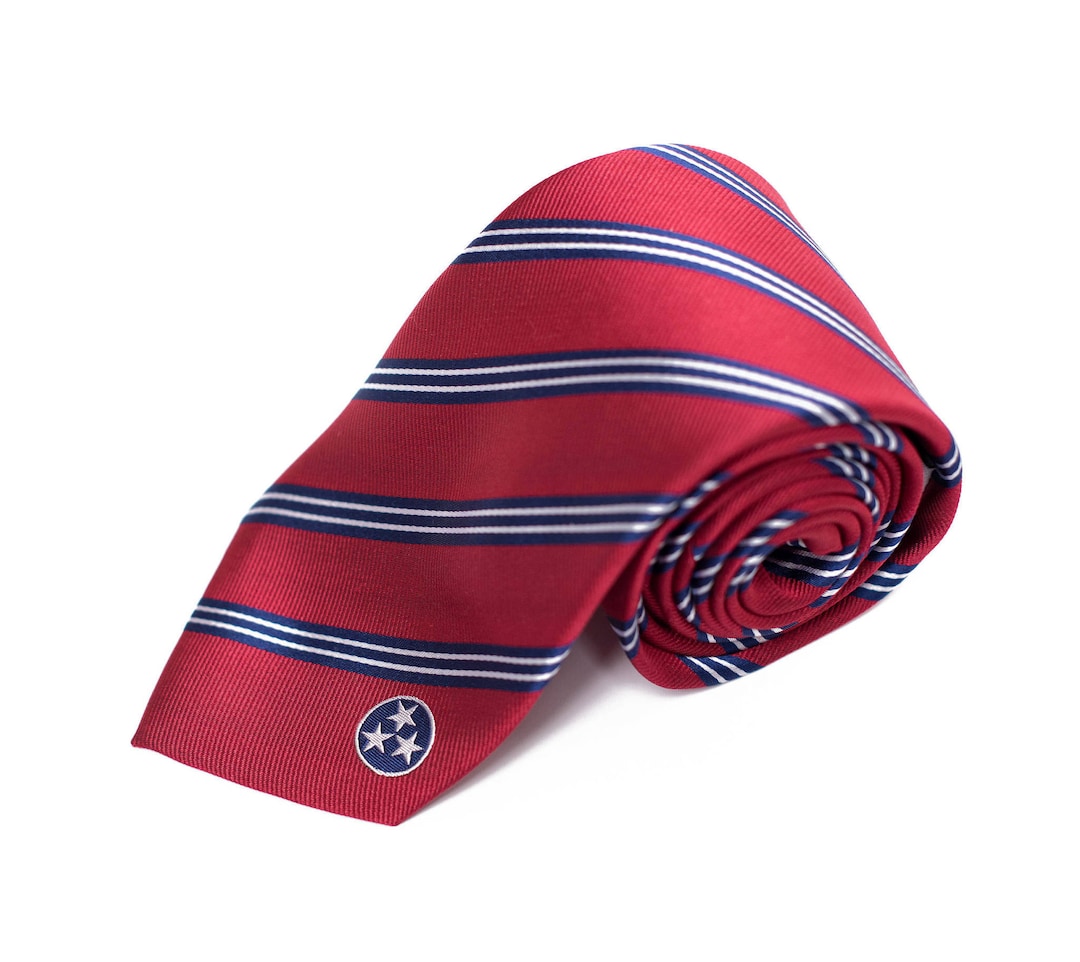 Tennessee Tie - 3.25” - Inspired by the Tennessee Flag - Tennessee TN ...