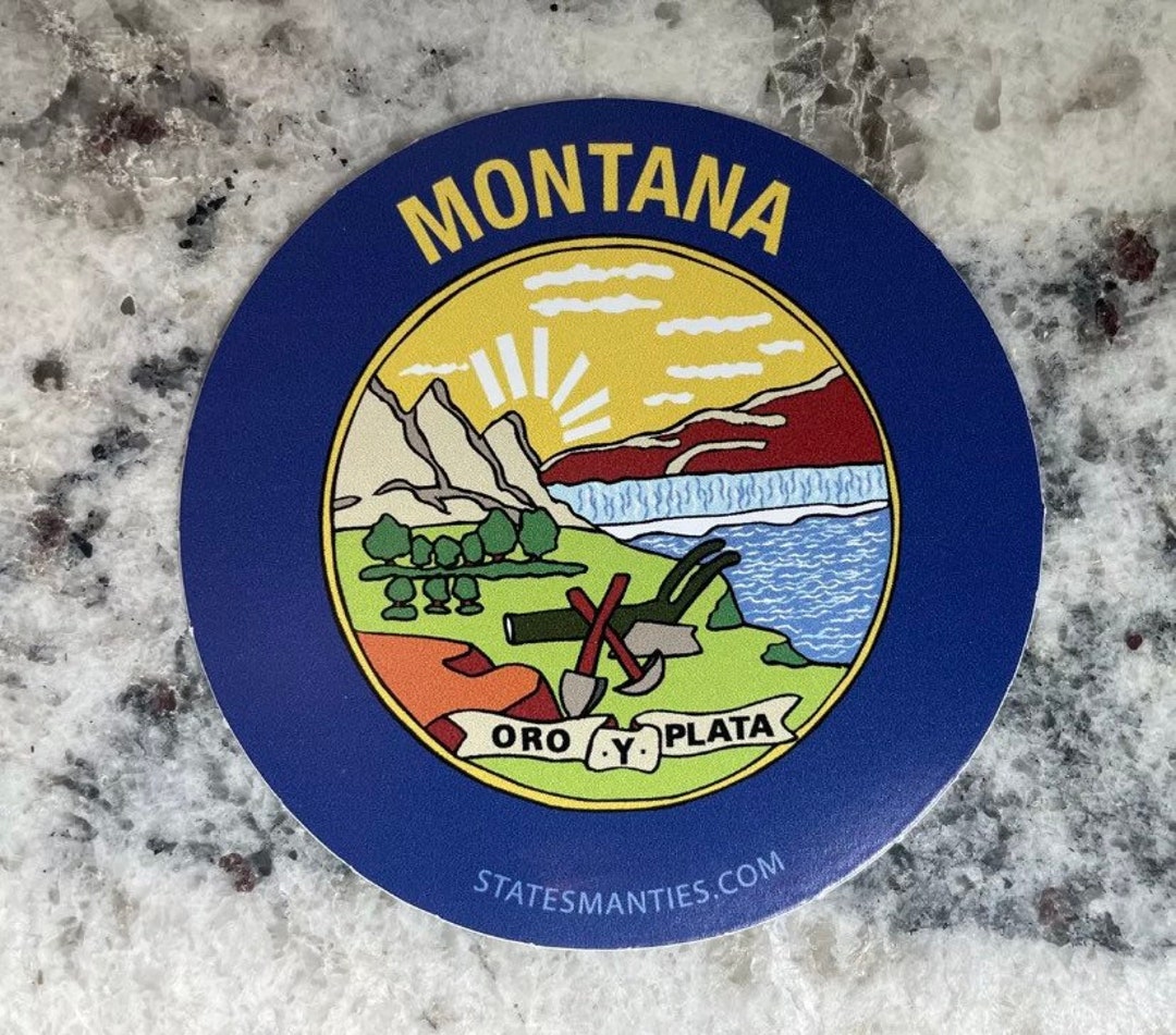 Montana MT Vinyl Sticker Decal - 3” - 6 Mil - Water Bottle Laptop Car ...