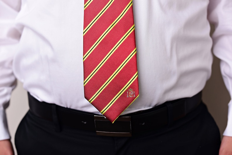 Spain Tie - 3.25” - Inspired by the Spanish Flag - Spain Necktie - LDS ...