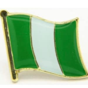 Nigerian Flag Pin - Etsy