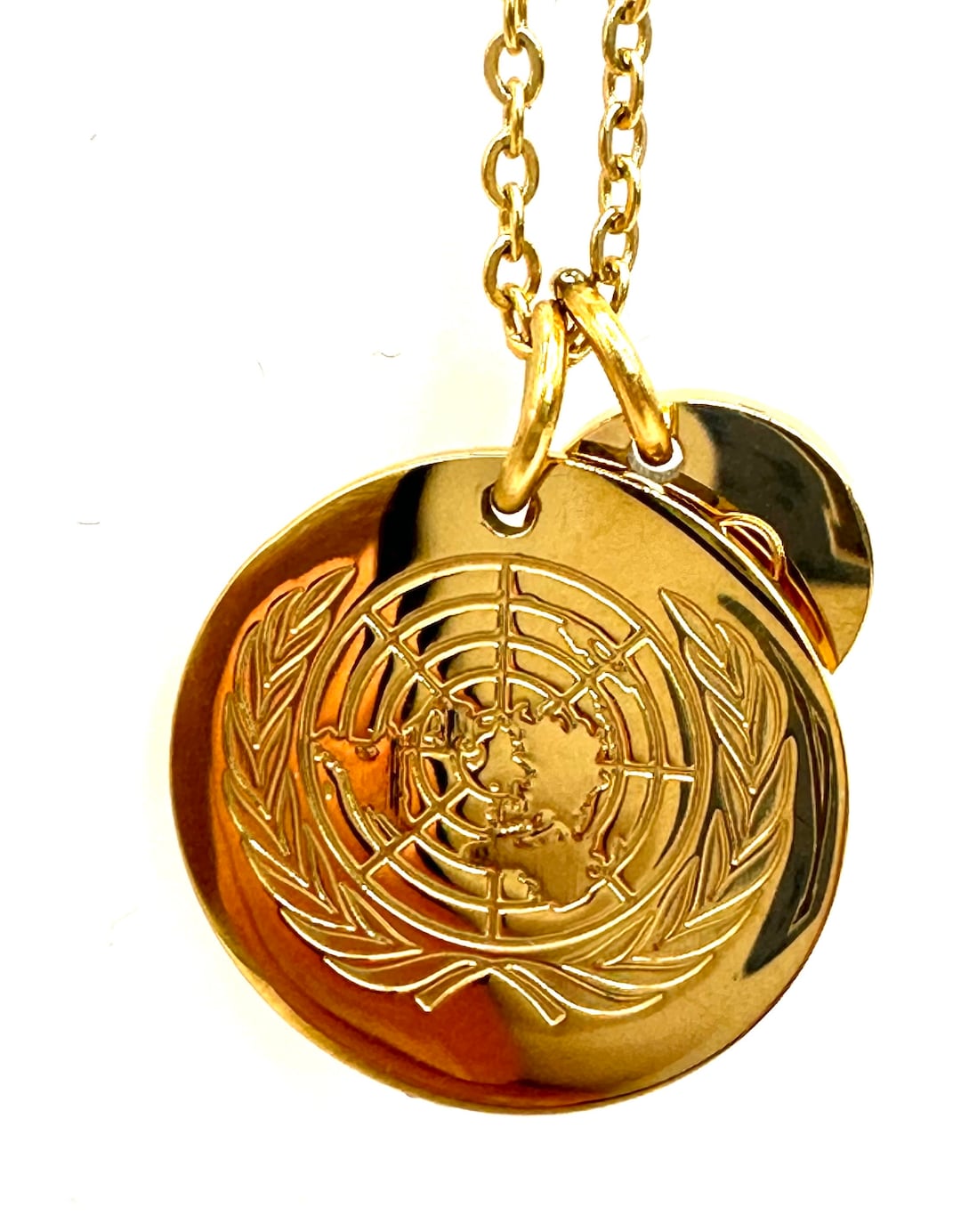 United Nations UN Necklace Charm Daughter Mom Diplomat Ambassador ...