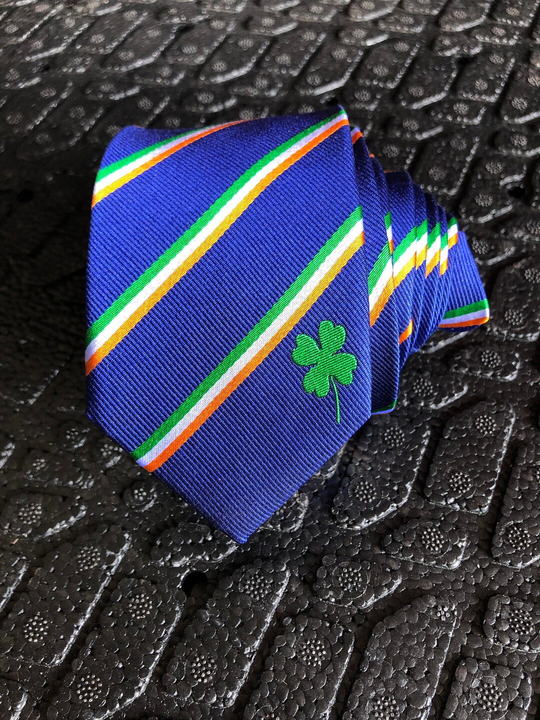 Ireland Skinny Tie - 2.5" - Striped - Inspired by the Irish Flag ...