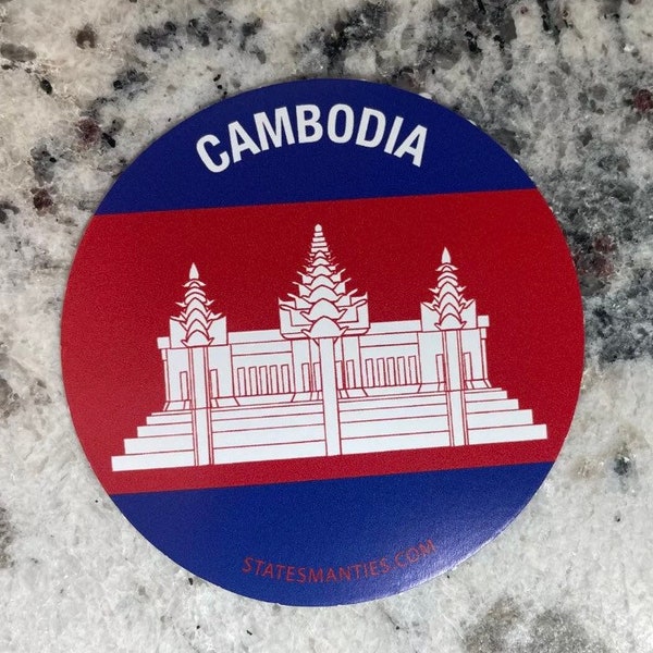 Cambodia Car Decal - Etsy