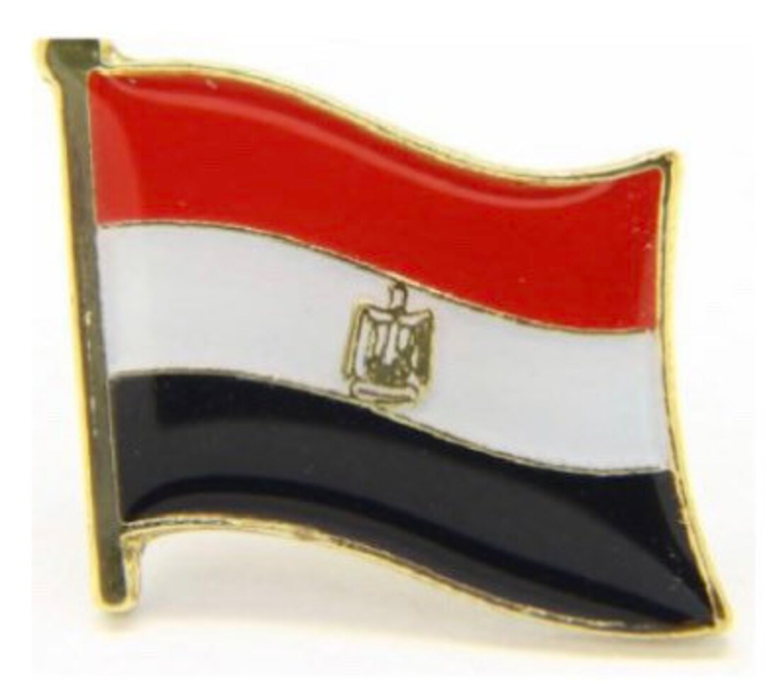 Egypt Flag Country Pin Lapel Tie Necktie Tack LDS Missionary Statesman ...