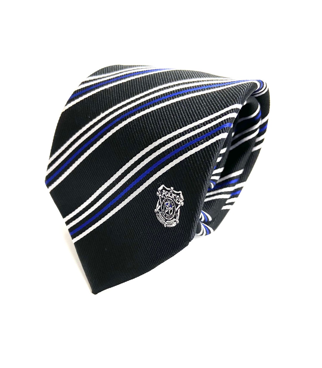 Police Department Tie - 3.25” - Inspired by the Thin Blue Line ...