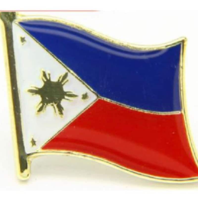 Filipino Flag Pin - Etsy