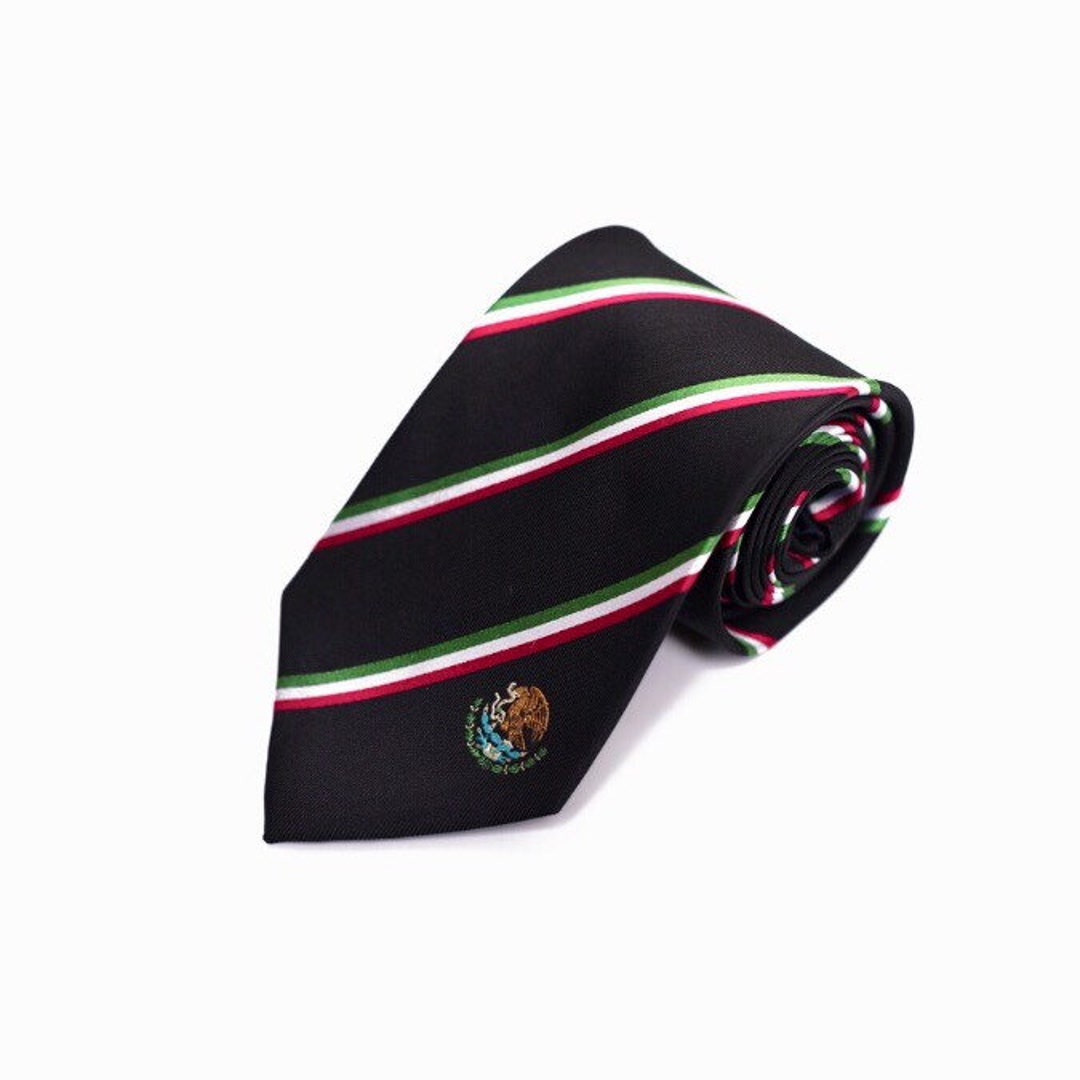 Mexico Tie - 3.25” - Inspired by the Mexican Flag - Mexico Necktie ...