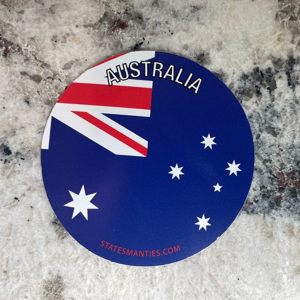 Australian Flag Car Decal - Etsy