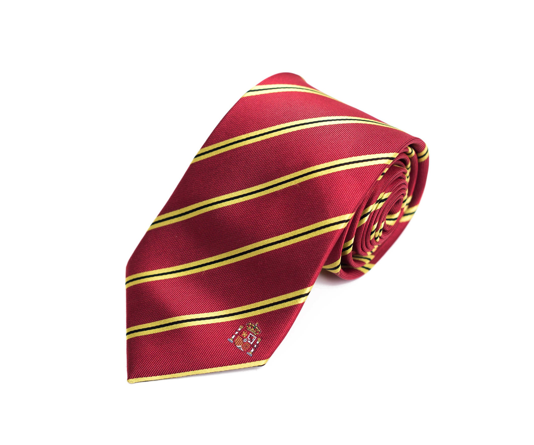 Spain Tie Inspired by the Spanish Flag With Personalized | Etsy