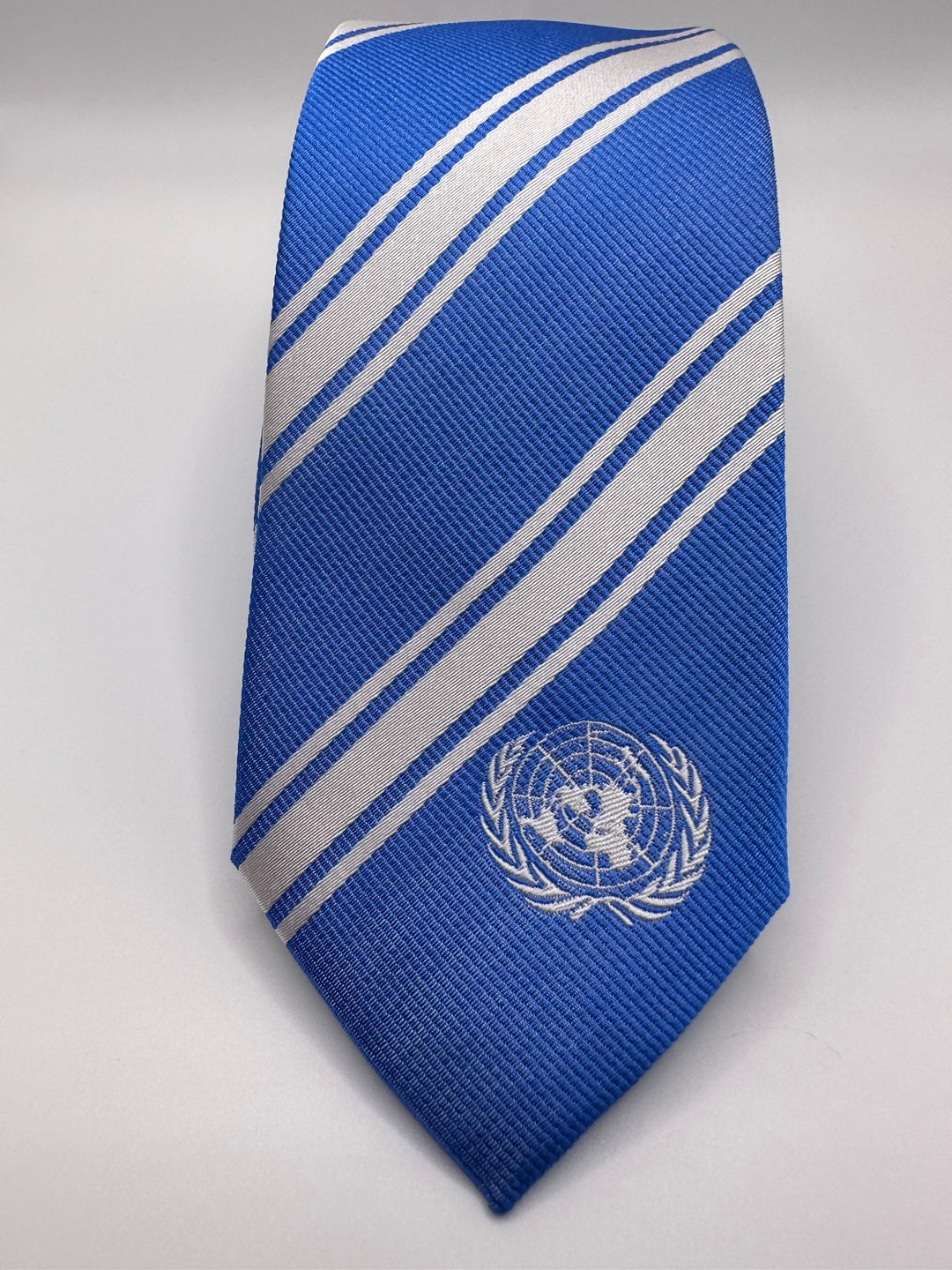 United Nations Skinny Tie - 2.5” - Inspired by the United Nations Flag ...