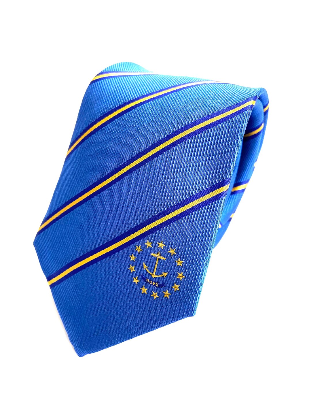 Rhode Island Tie - 3.25” - Inspired by the Rhode Island Flag - Rhode ...