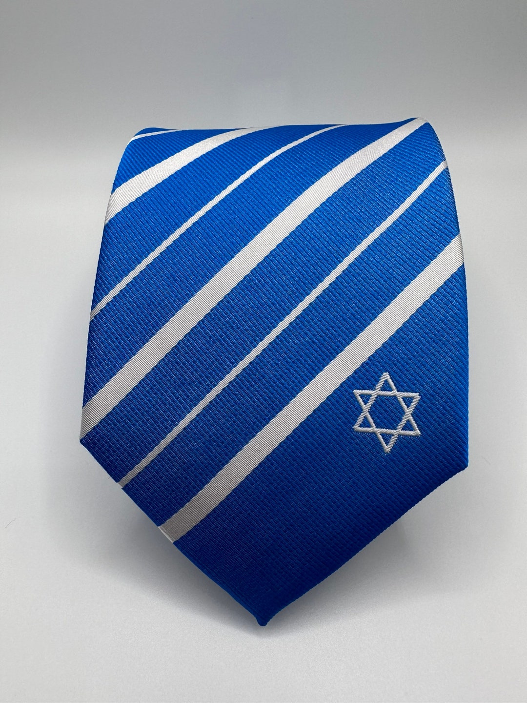 Israel Tie - 3.25” - Inspired by the Israel Flag - Israel Jewish ...