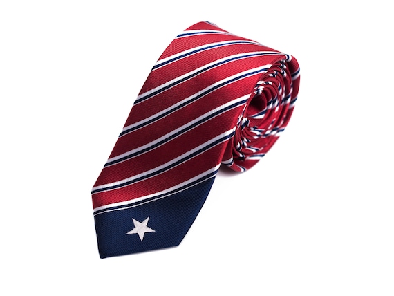 Texas Skinny Tie 2.5 Inspired by the Texas Flag. | Etsy