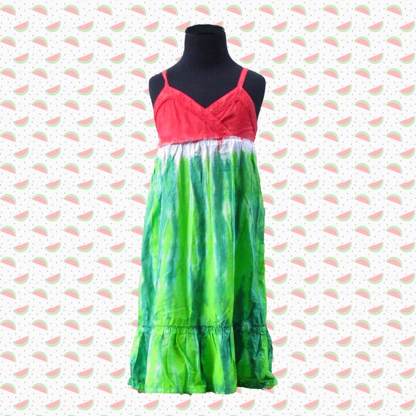 Watermelon Dress - Etsy UK