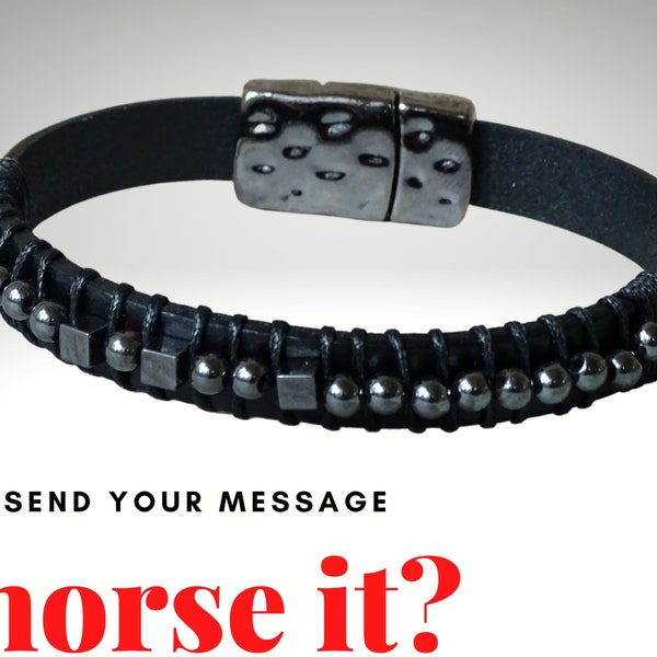 Custom Mens Bracelet - Etsy