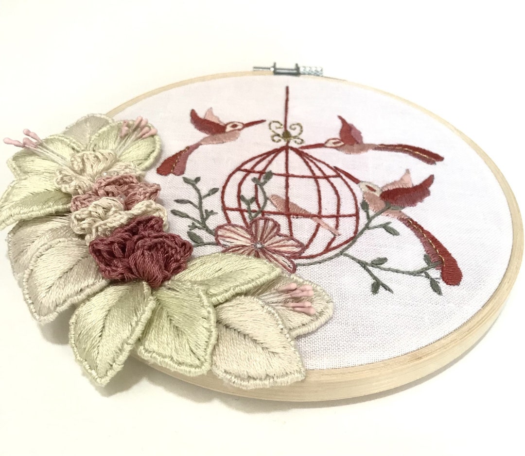 Hand Embroidery Design for Stumpwork Technique, Instant Download ...