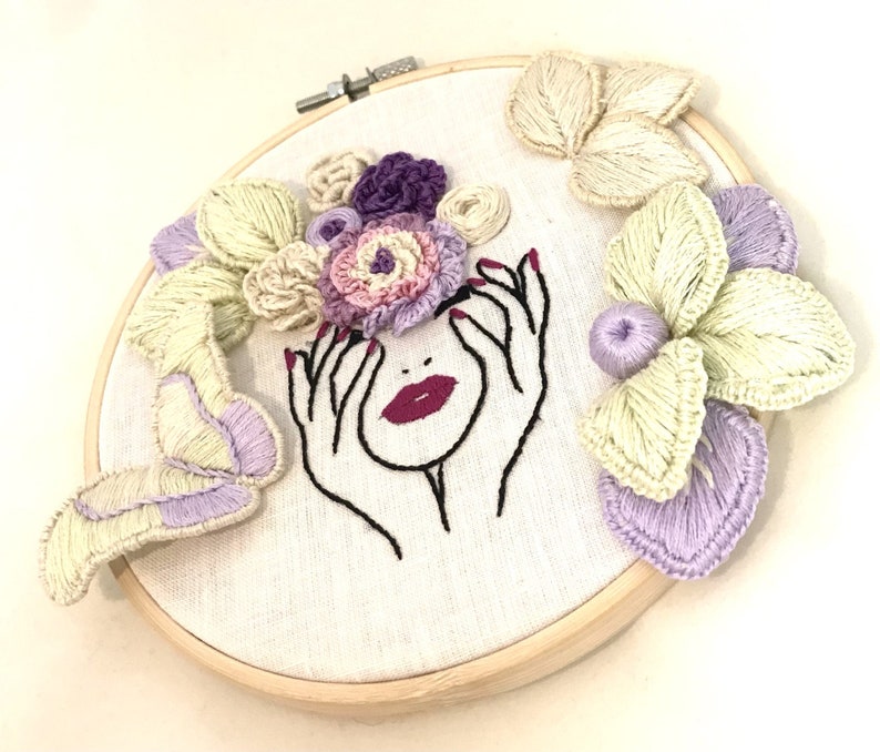 Stumpwork Embroidery Pattern Instant Download Pdf, Leaves and ...