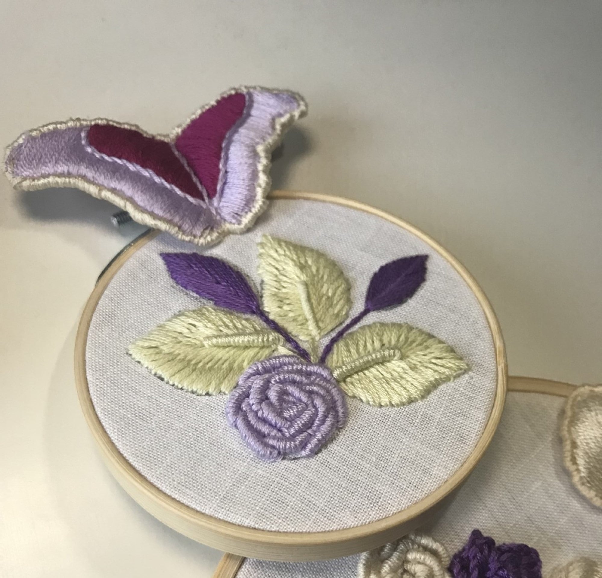 Stumpwork Embroidery Pattern Instant Download Pdf, Leaves and ...