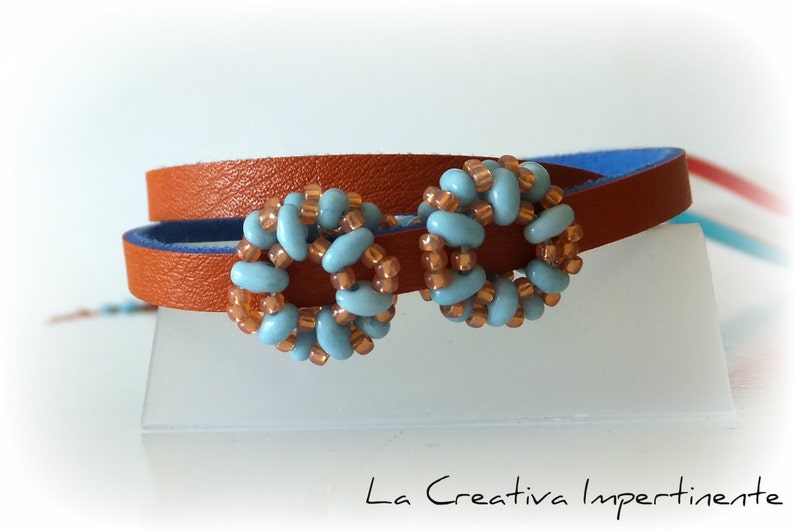 Tutorial Puff Bead arisa Superduo or Twin Beads Pdf Beading Pattern ...