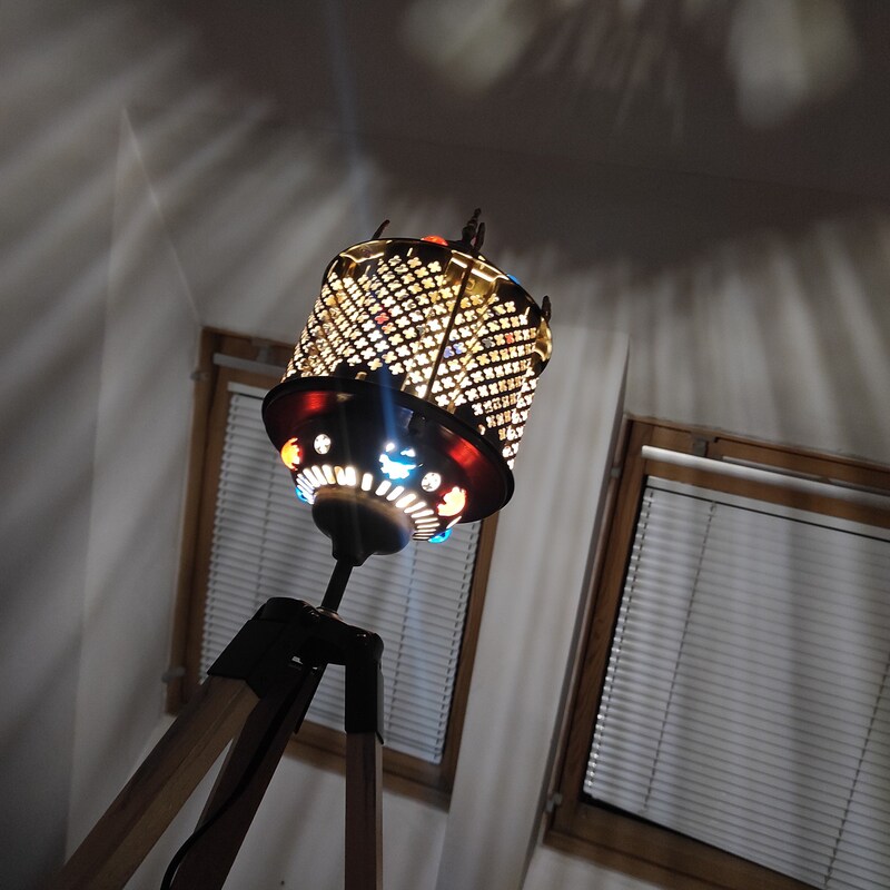 Recycled Bike Lamp - Etsy