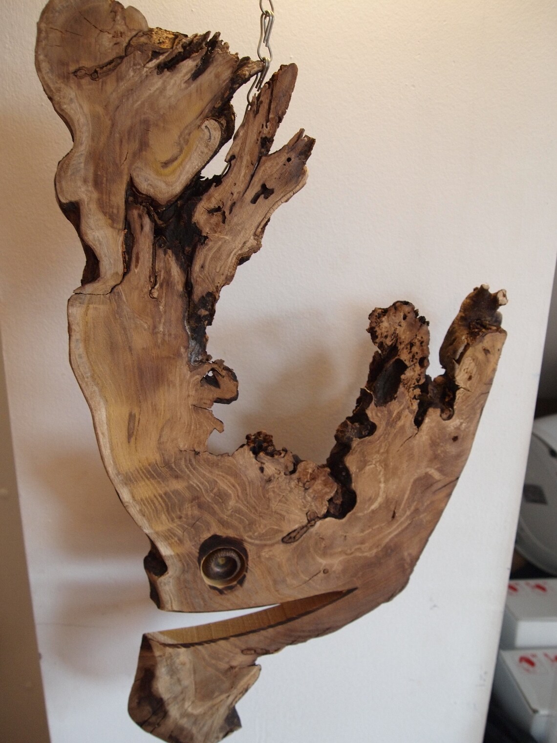 Unique Handmade Wood Sculpture Decoration Wall Art Wooden | Etsy