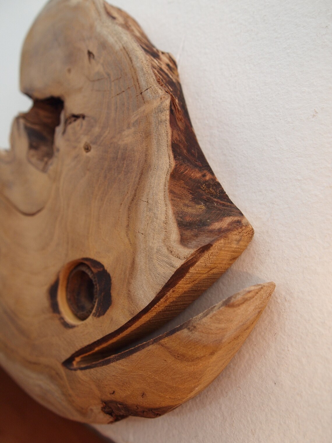 Wooden Reef Fish Statue From Driftwood Unique Handmade Driftwood ...