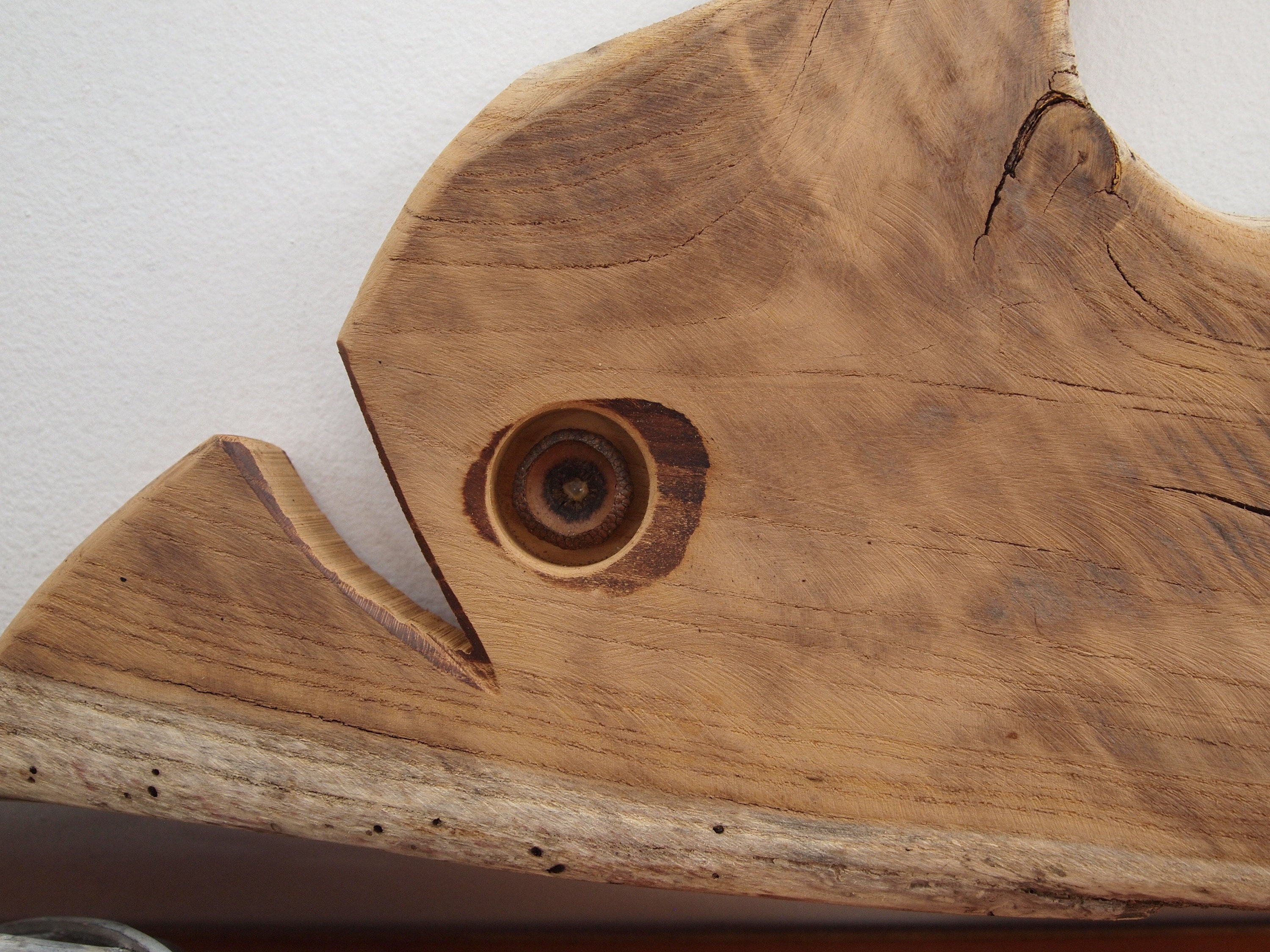 Wooden Phoenix Fish Statue From Driftwood Unique Handmade Driftwood ...