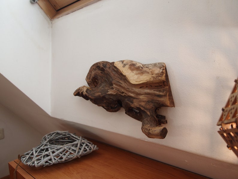 Wooden Stale Fish Statue From Driftwood - Unique Handmade Driftwood ...