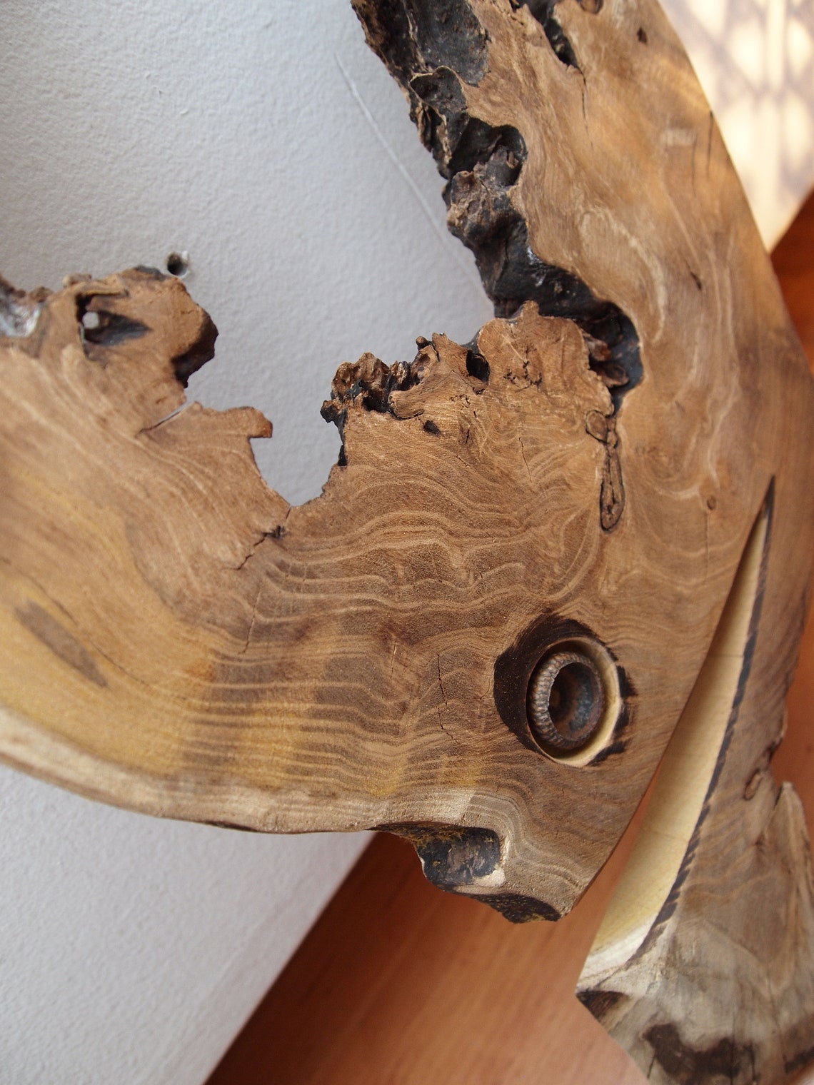 Unique Handmade Wood Sculpture Decoration Wall Art Wooden | Etsy