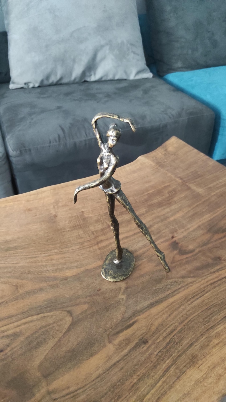 Vintage Alberto Giacometti Style Bronze Ballerina Sculpture - Unique ...